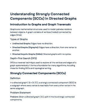 CS3000: Algorithms & Data - Unit 6: Graph Optimization Techniques ...
