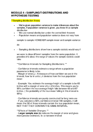 2025 Stats Outline: Probability, Hypothesis Testing, Regression & ANOVA ...