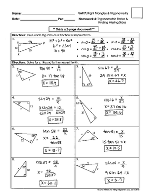 Answer Key Name The Quadrilateral Coordinate Geometry Practice - Name ...