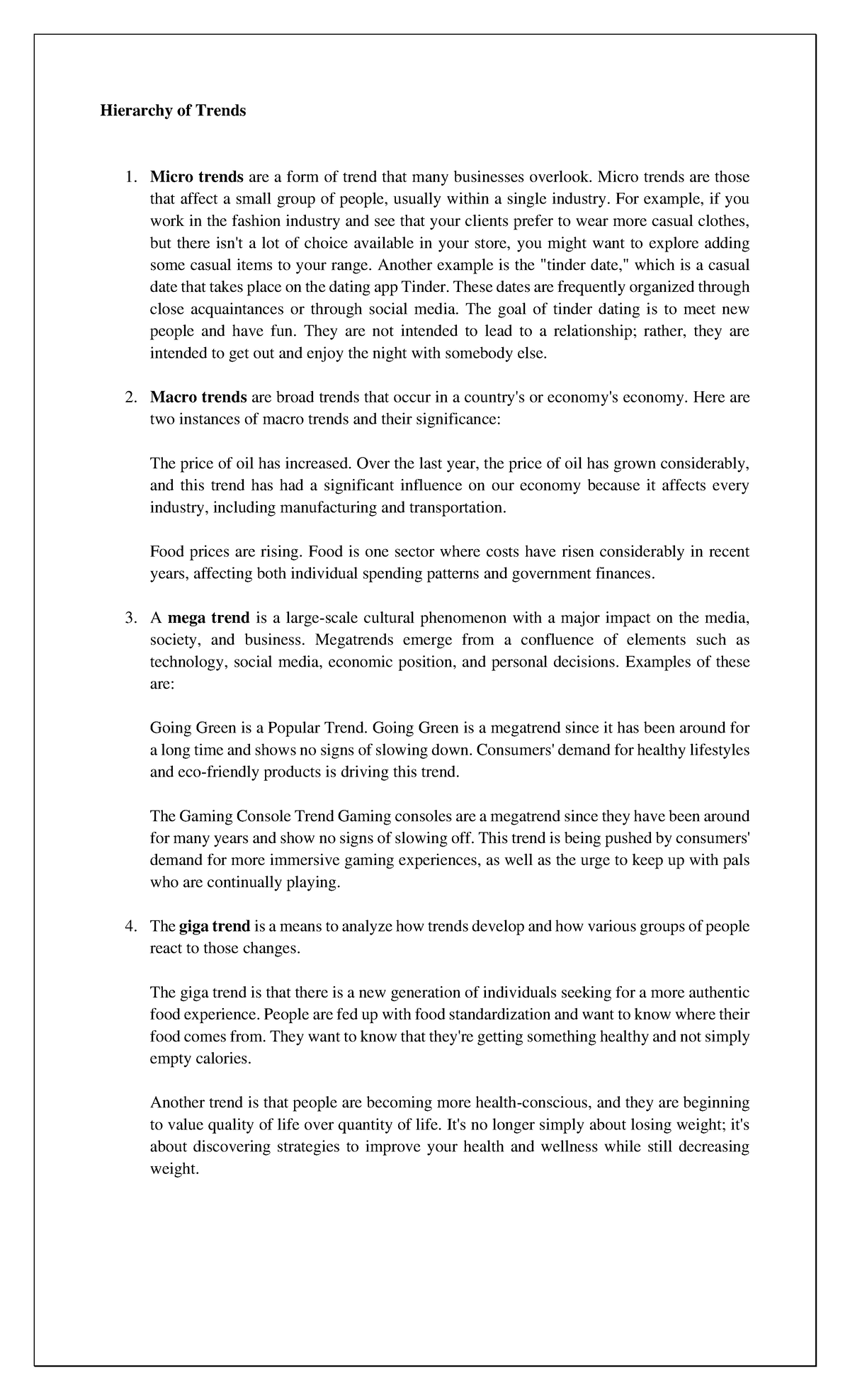 Hierarchy of Trends: Understanding Micro, Macro, Mega, and Giga Trends ...