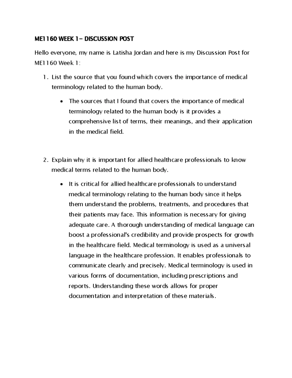 Medical Terminology for Health Professions: 1-2a Four Types of Word ...