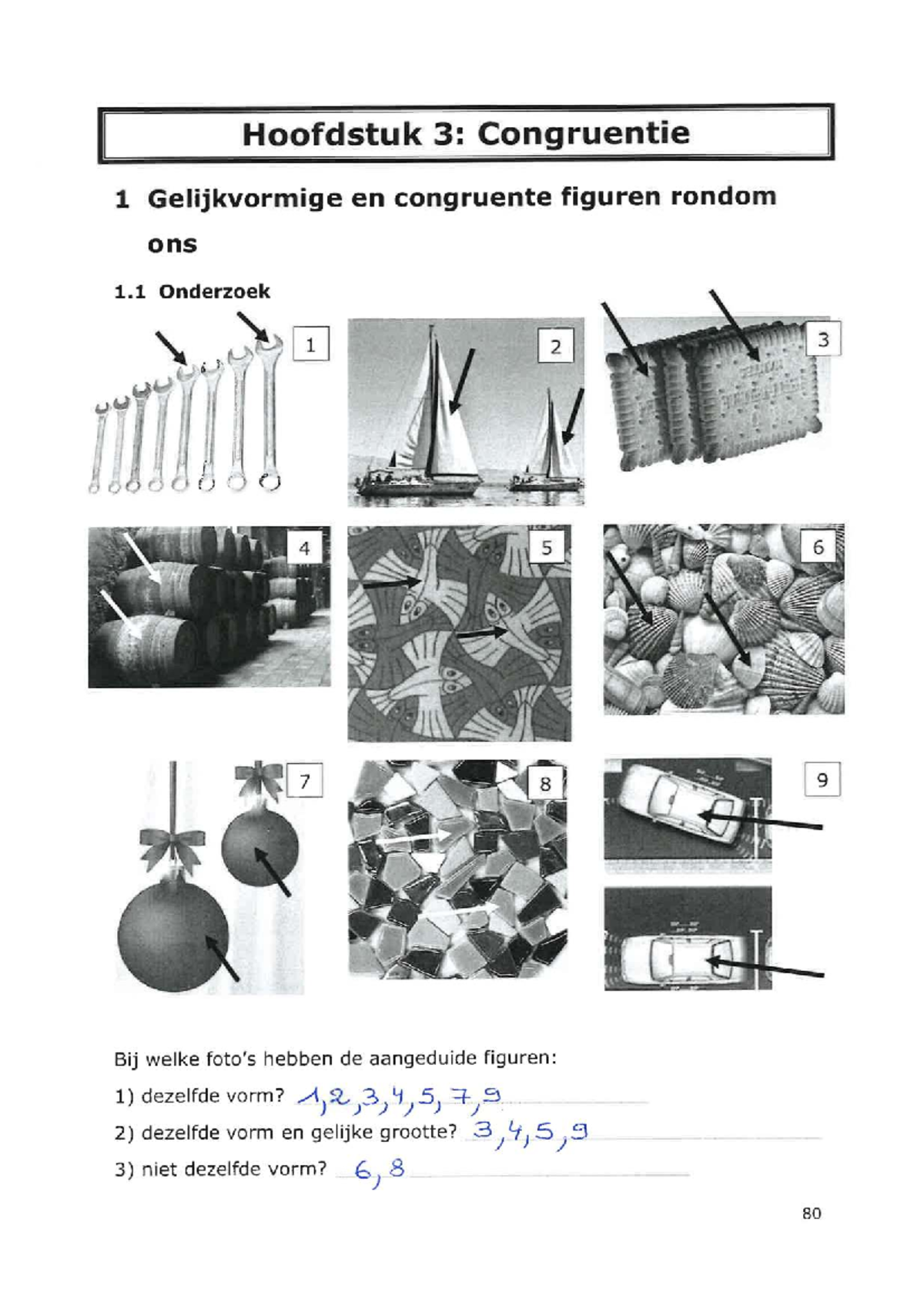 Hoofdstuk 3: Congruentie - Gelijkvormige en Congruente Figuren ...