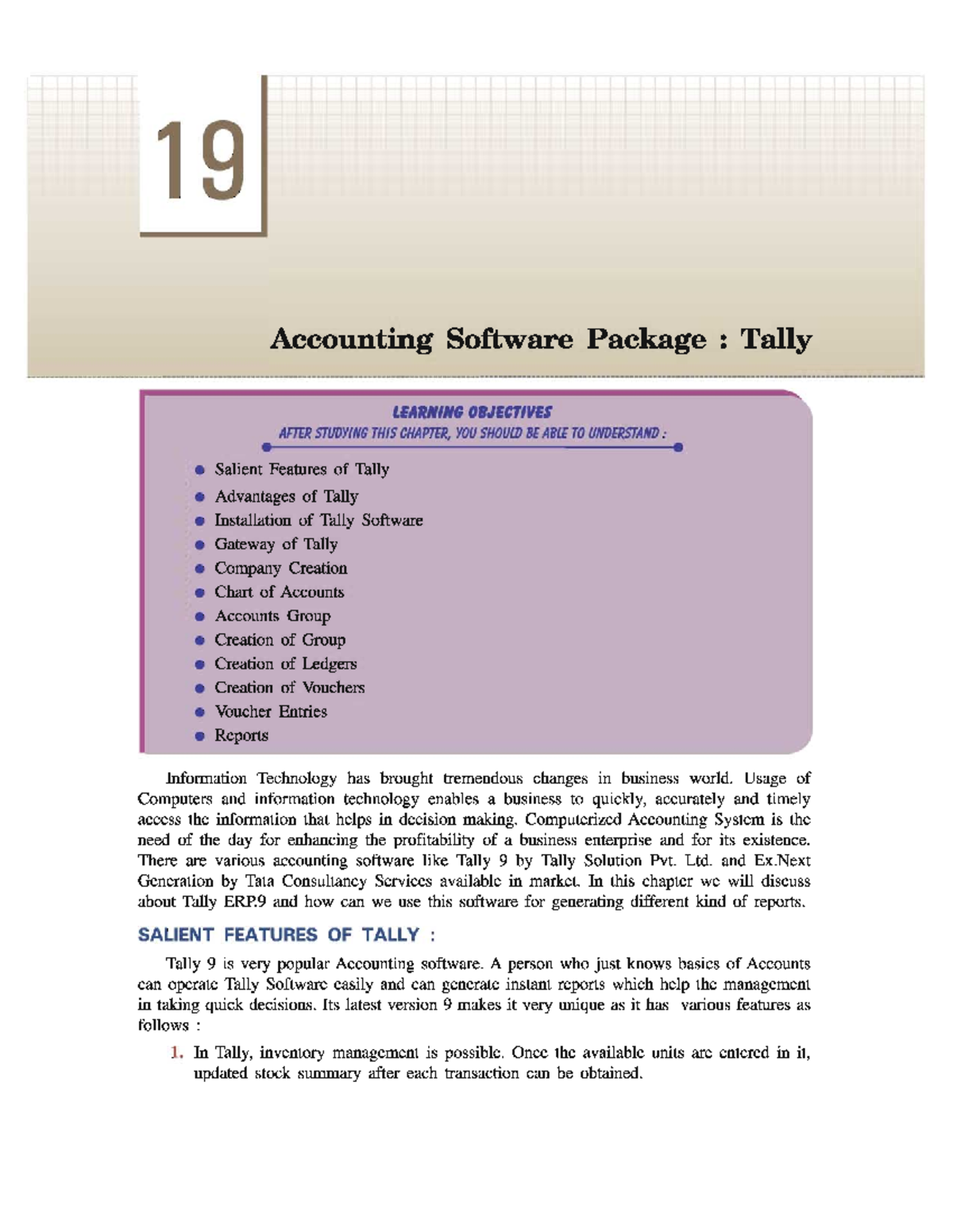 FA DU Bcomhons SEM1 Tally - A102 - Studocu