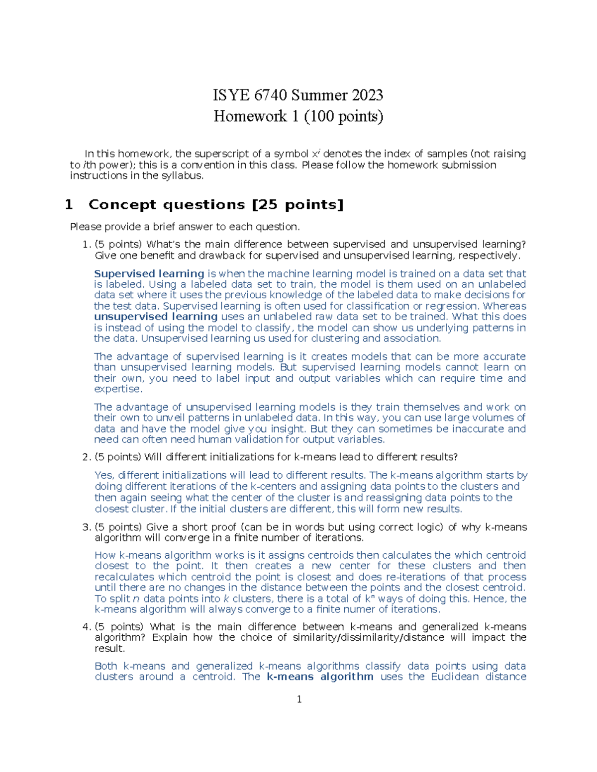 HW1 report - ISYE 6740 Summer 2023 Homework 1 (100 points) ####### In this homework, the ...