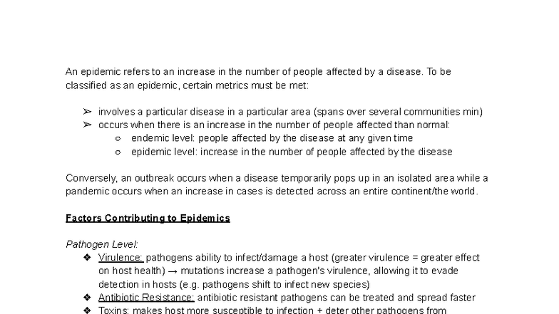 Epidemics: Understanding Causes and Control Strategies (Flipped ...