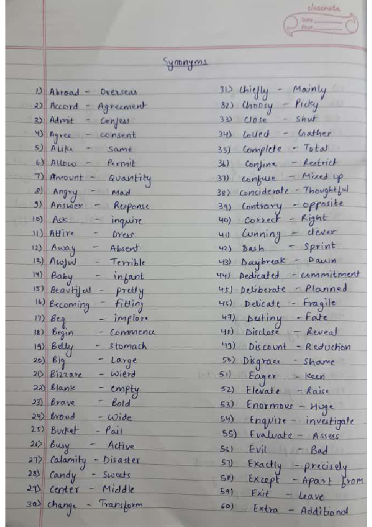 English Assignment 1: Synonyms, Jargons, and Denotations - Studocu