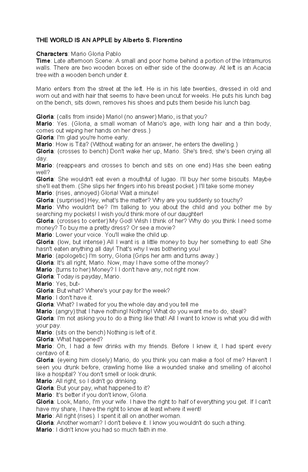 THE World IS AN Apple by Alberto S Florentino - THE WORLD IS AN APPLE ...