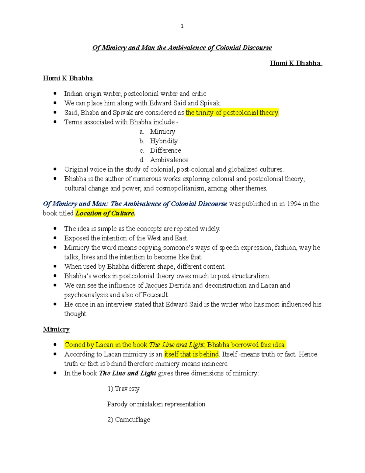 A K Ramanujan's Is there an Indian way of thinking - Assignment ...