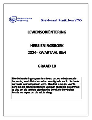 LO GR10 Notas Kwartaal 3 2021 - HTS EDEN LEWENSORIENTERING GRAAD 10 ...