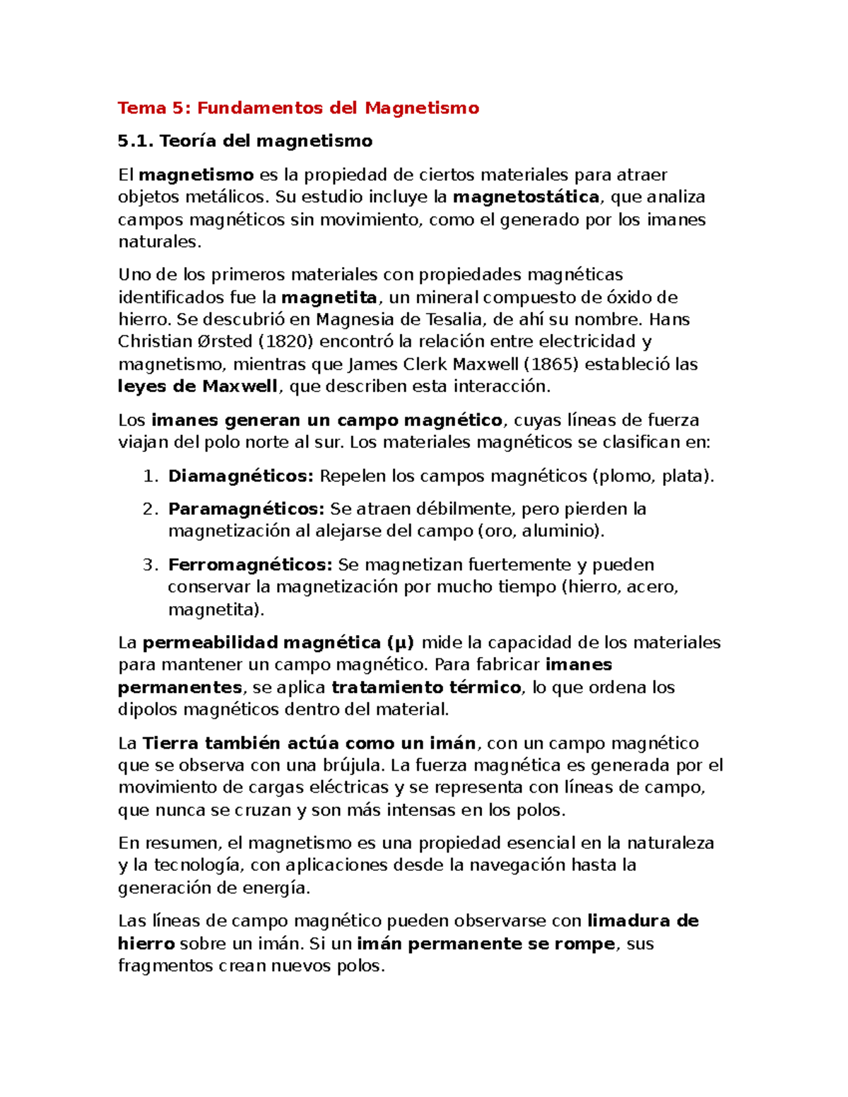 Resumen de Electricidad y Magnetismo: Fundamentos y Aplicaciones - Studocu