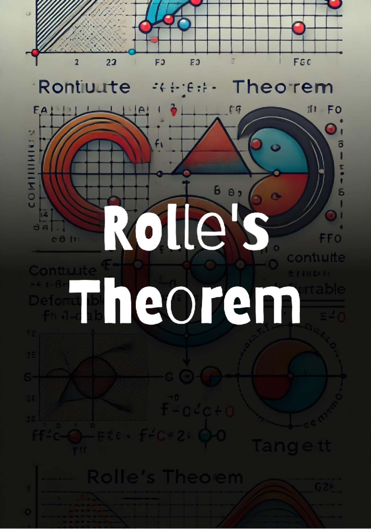 Rolle's Theorem Notes - 21 FJ EO G FGC - Studocu
