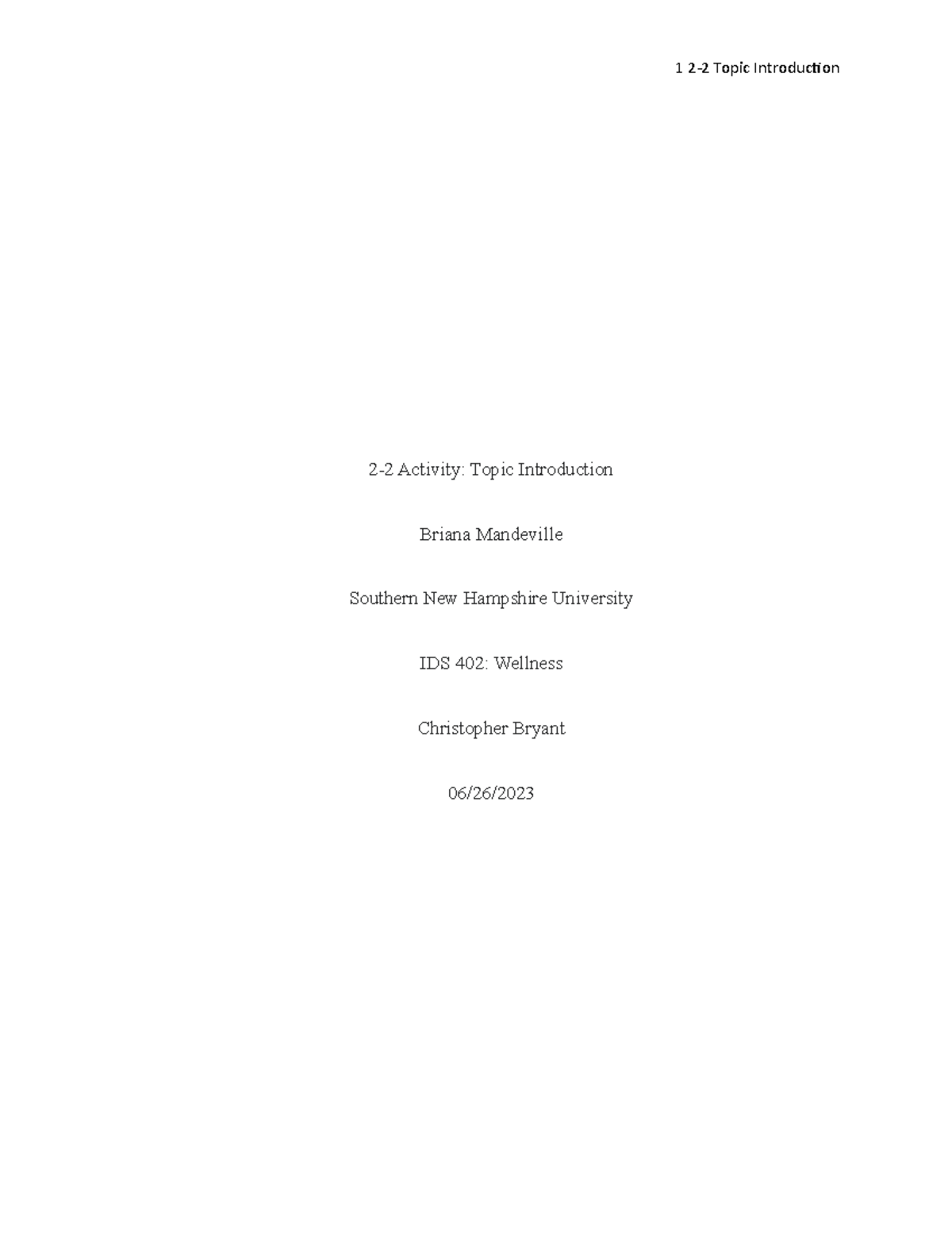 IDS 402: 2-2 Activity on Anxiety and Its Societal Impact - Studocu