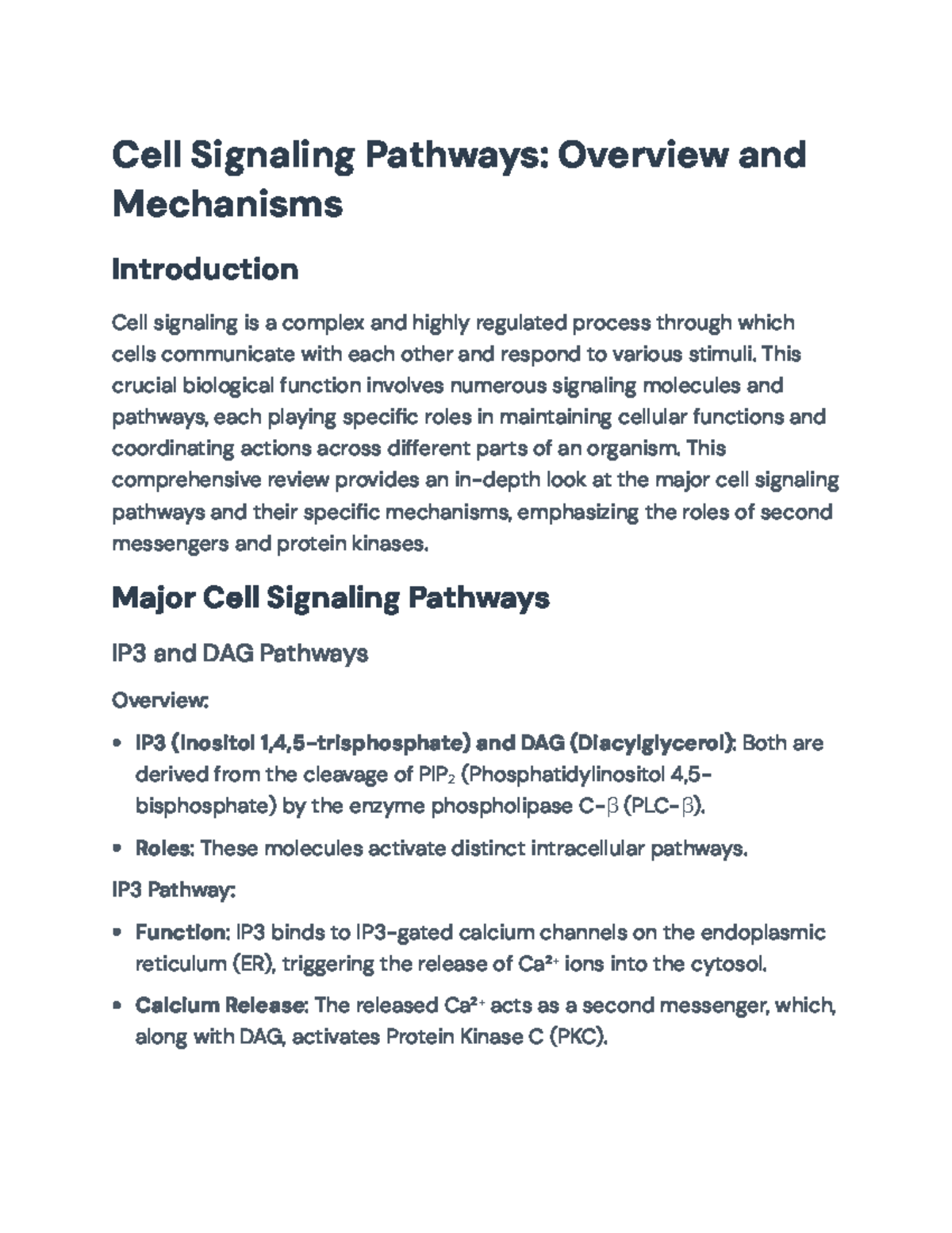Cell Signaling Pathways: Mechanisms & Functions Overview (BIO101 Review ...