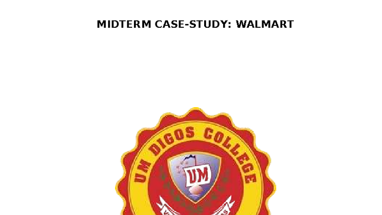 MIDTERM CASE STUDY: WALMART's German Market Challenges and Strategies ...