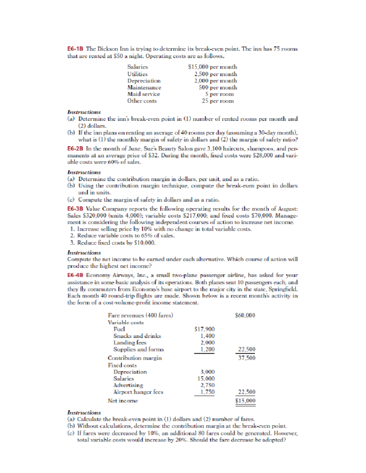 Ch 6 Problems - Managerial Accounting - Studocu