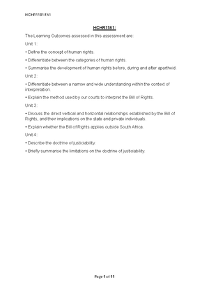 [Solved] Identify and explain the four basic human rights principles ...