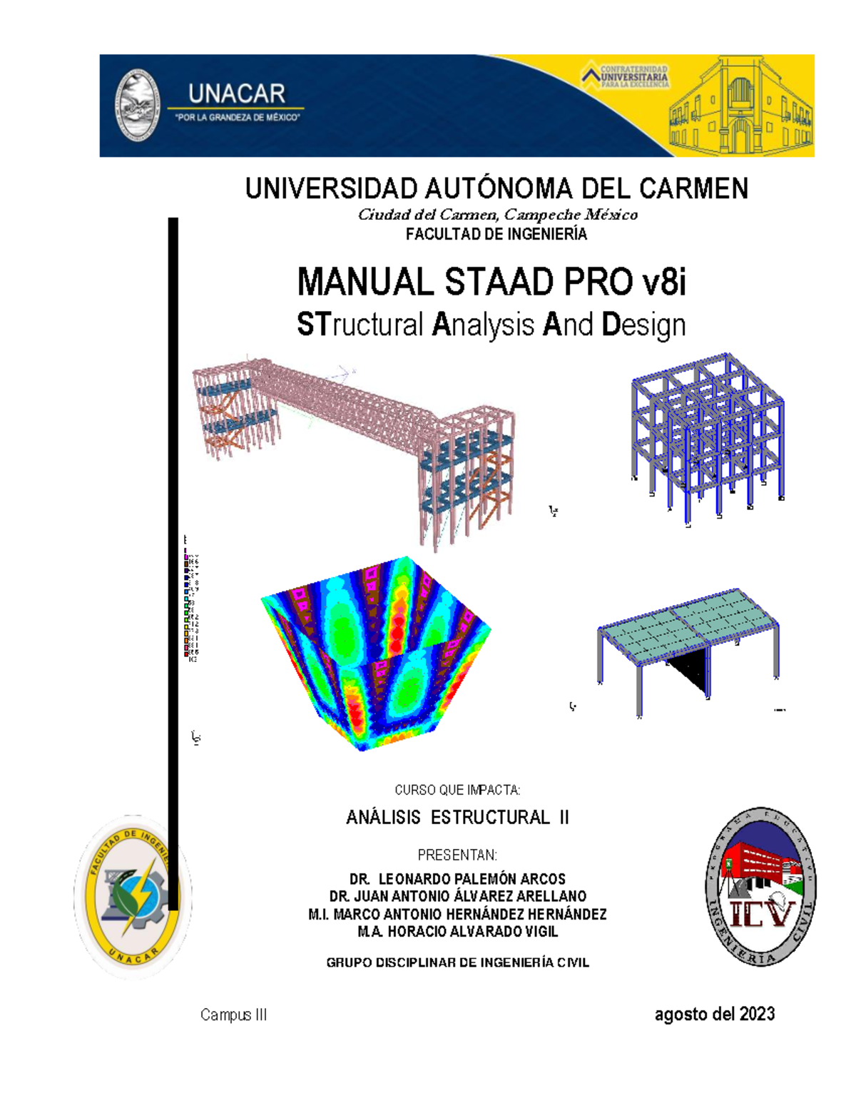 Manual Completo de STAAD Pro v8i para Análisis Estructural II - Studocu