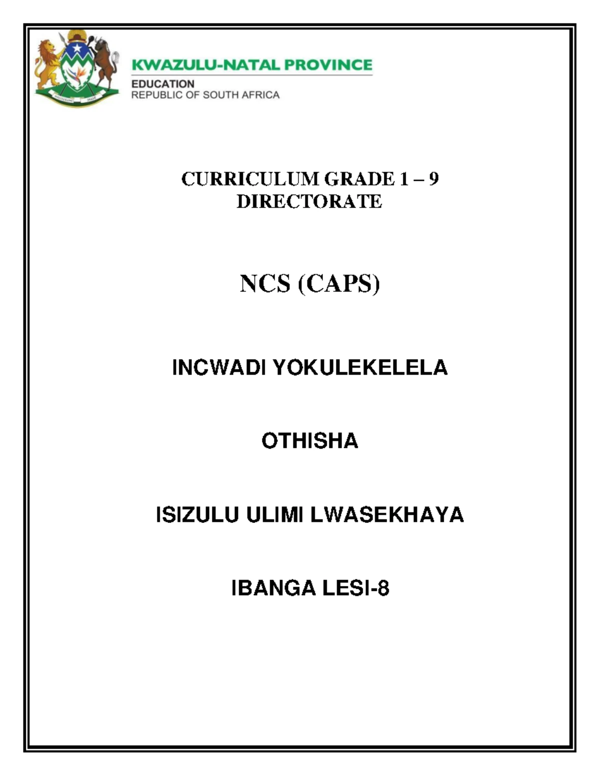 Izinkondlo Zebanga LESI-11: Izibongo Nezihloko Zenkulumo - Studocu