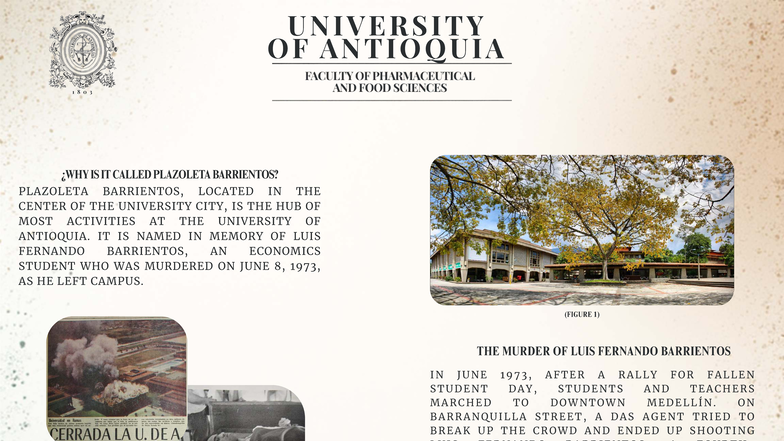 The History of Plazoleta Barrientos at U. of Antioquia - Studocu