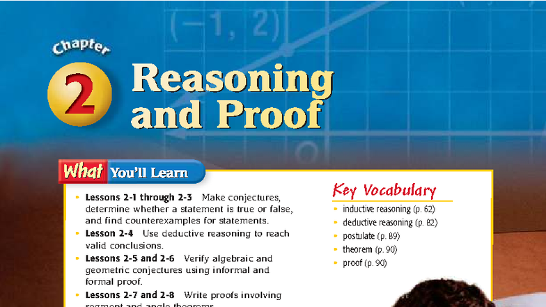 Chapter 2: Reasoning and Proof Lessons (Math 101) - Studocu