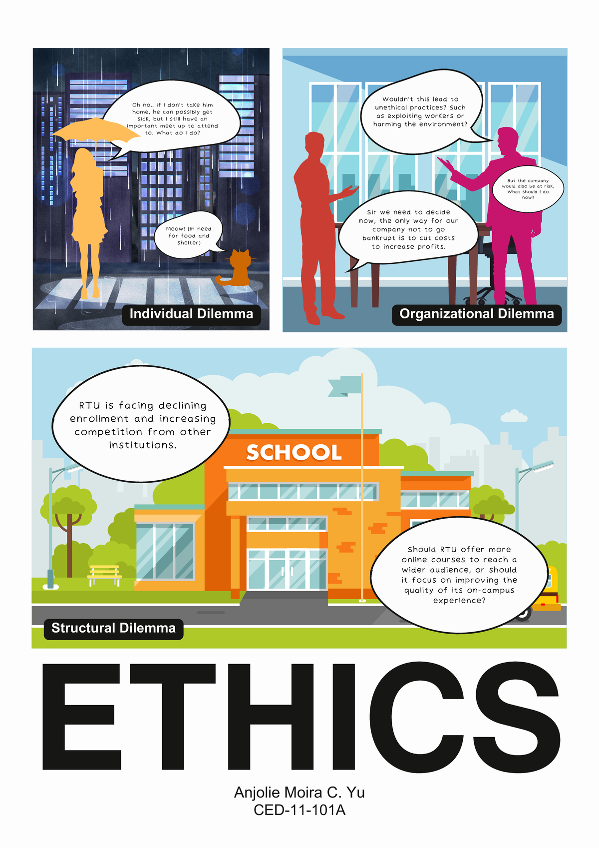 Ethics Activity: Exploring Moral Dilemmas in Decision-Making - Studocu