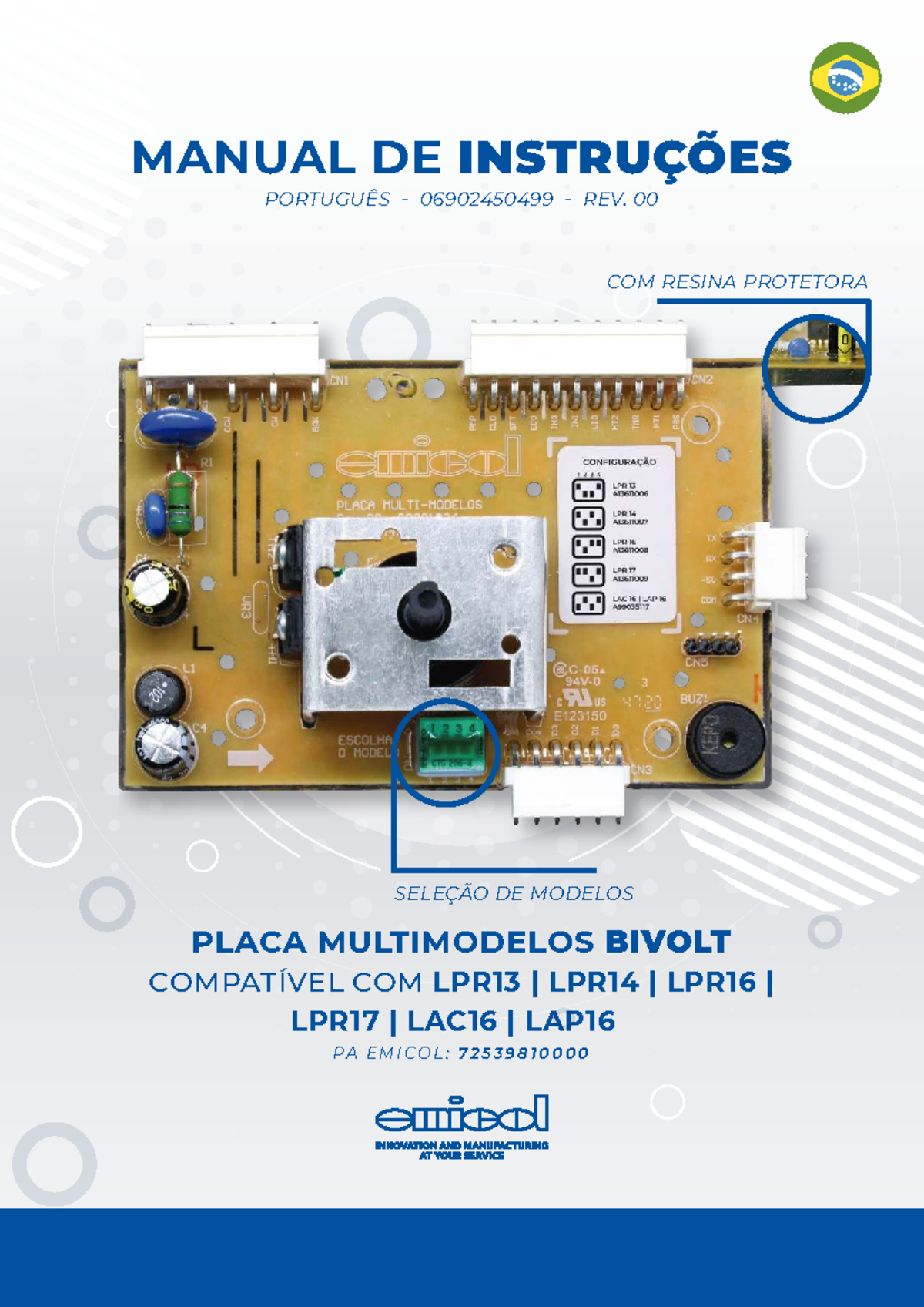 Manual de Instruções LPR, LAC, LAP - Multimodelos Bivolt - Studocu