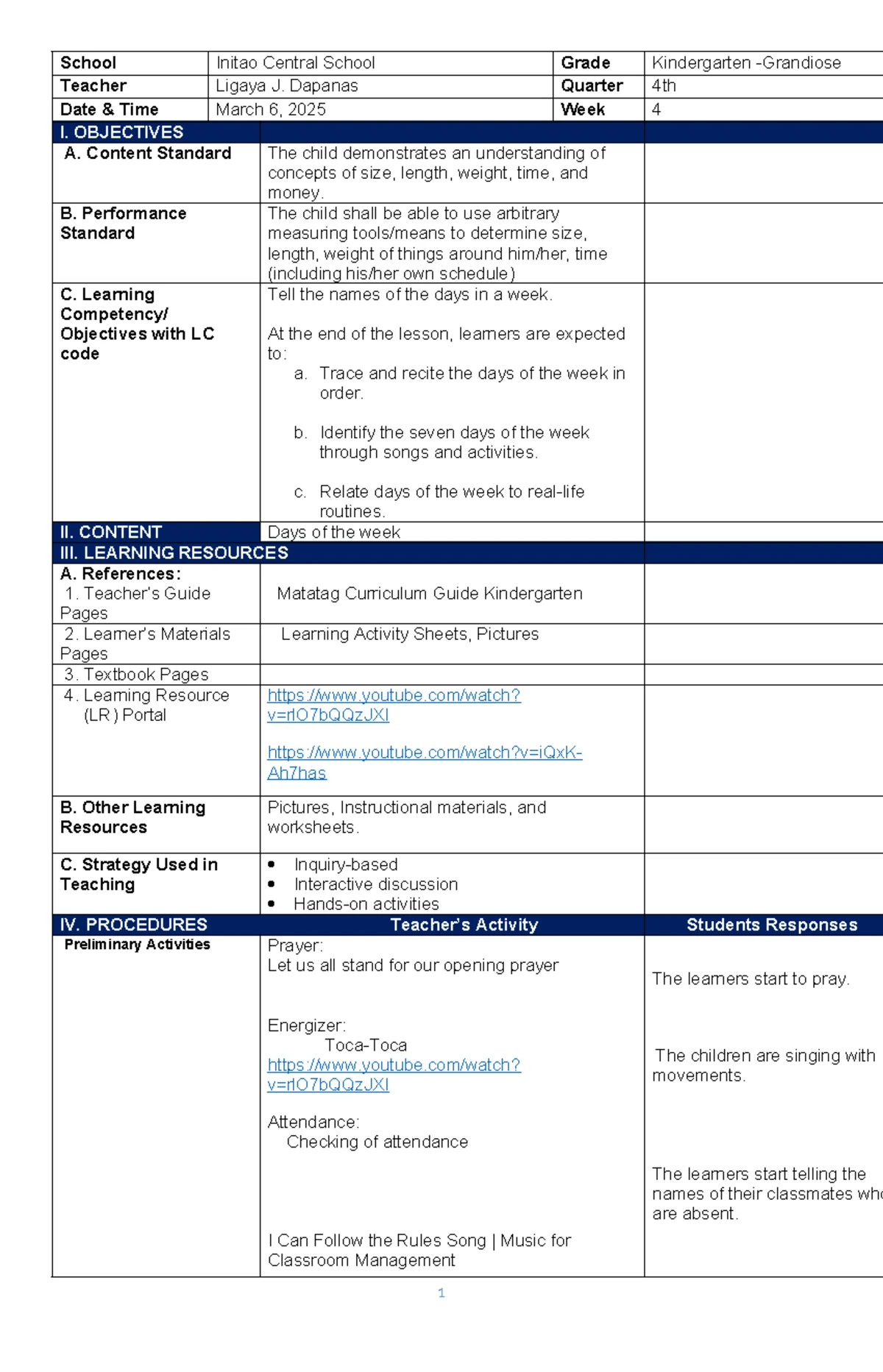 Life Cycle of a Butterfly - Science Lesson Plan (Grade 3) - Studocu
