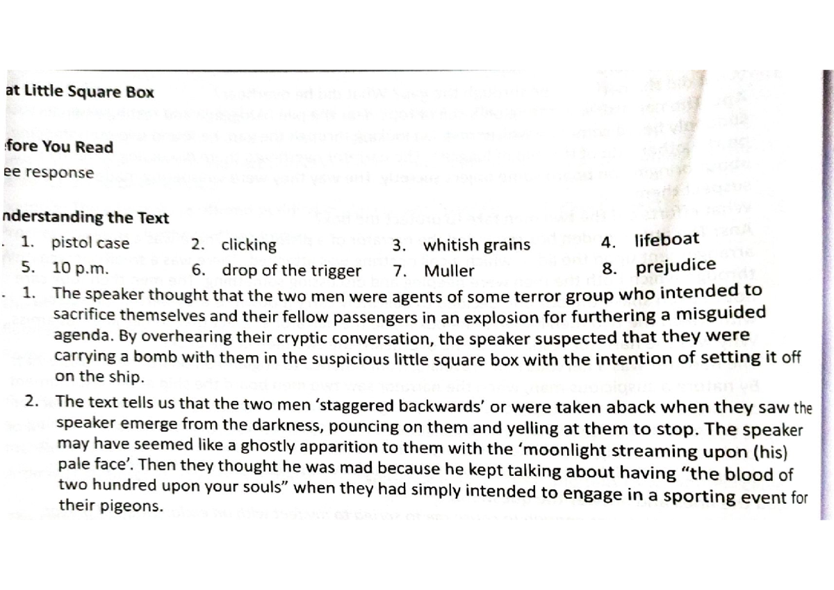 Understanding "That Little Square Box" - Analysis & Response 1740025302 ...