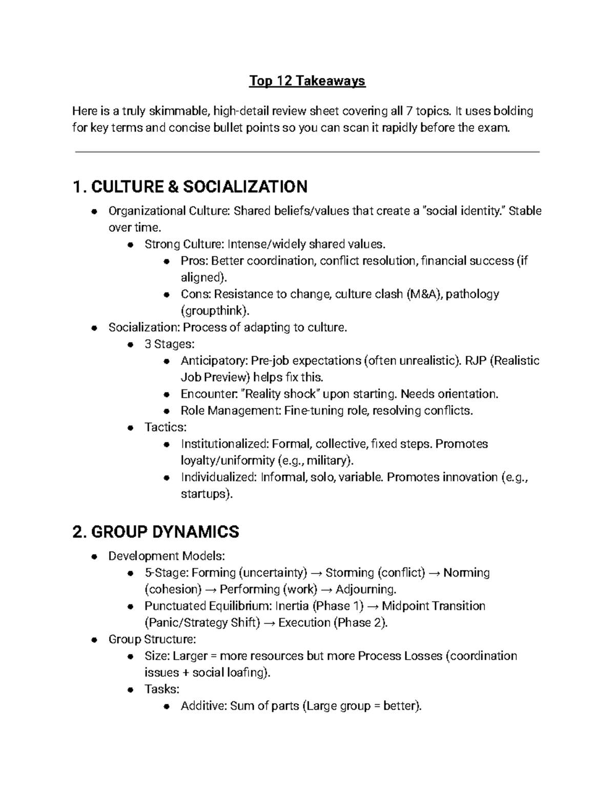 1BA3 Final Exam Review: Key Takeaways for S2025 - Studocu