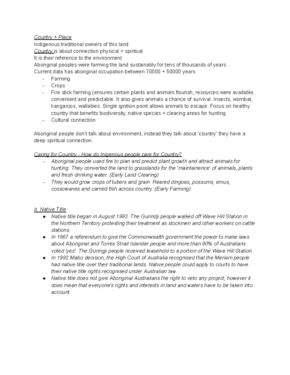 EES Module 8: Indigenous Land Management and Native Title Insights ...