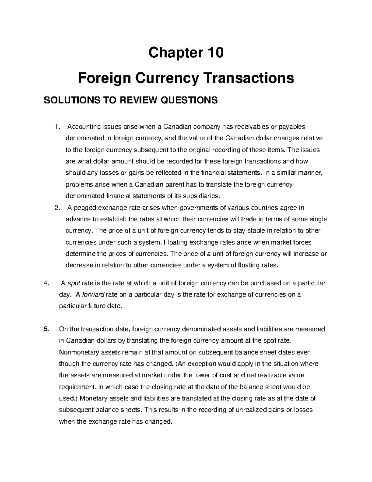 Chapter 10 Exam Practice Questions & Solutions (ACC 101) - Studocu