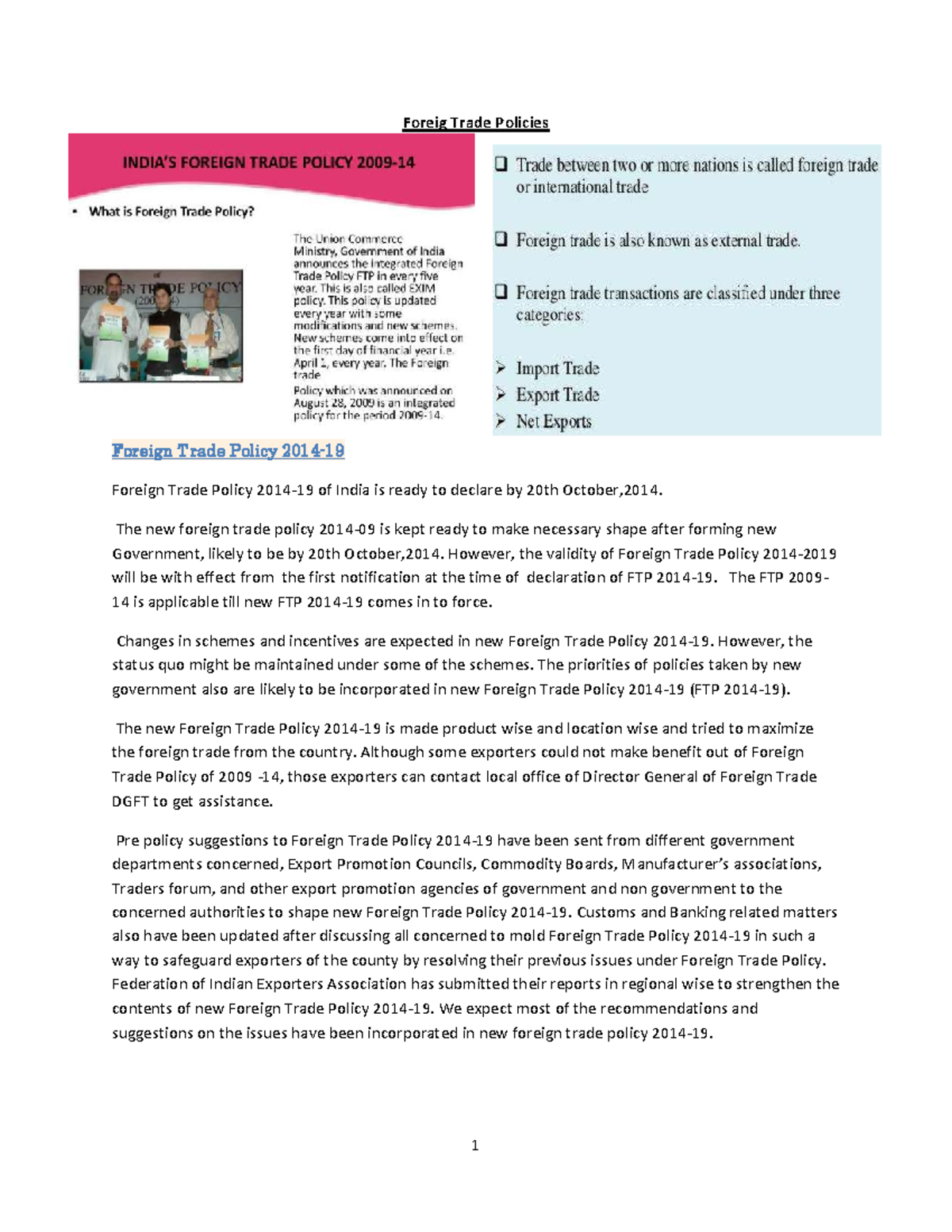 Export Management: Module 2 - International Business Overview - Studocu