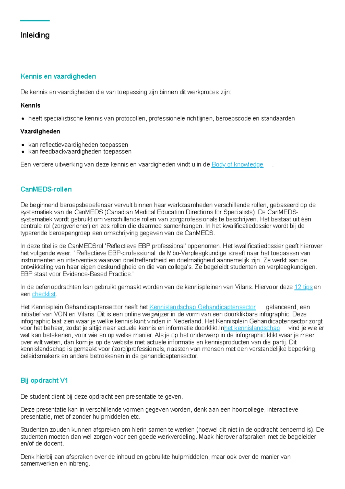 Verpleegkundige Diagnose en Zorgplan Opstellen - Zorgverlener (B1-K1-W2) - Studeersnel