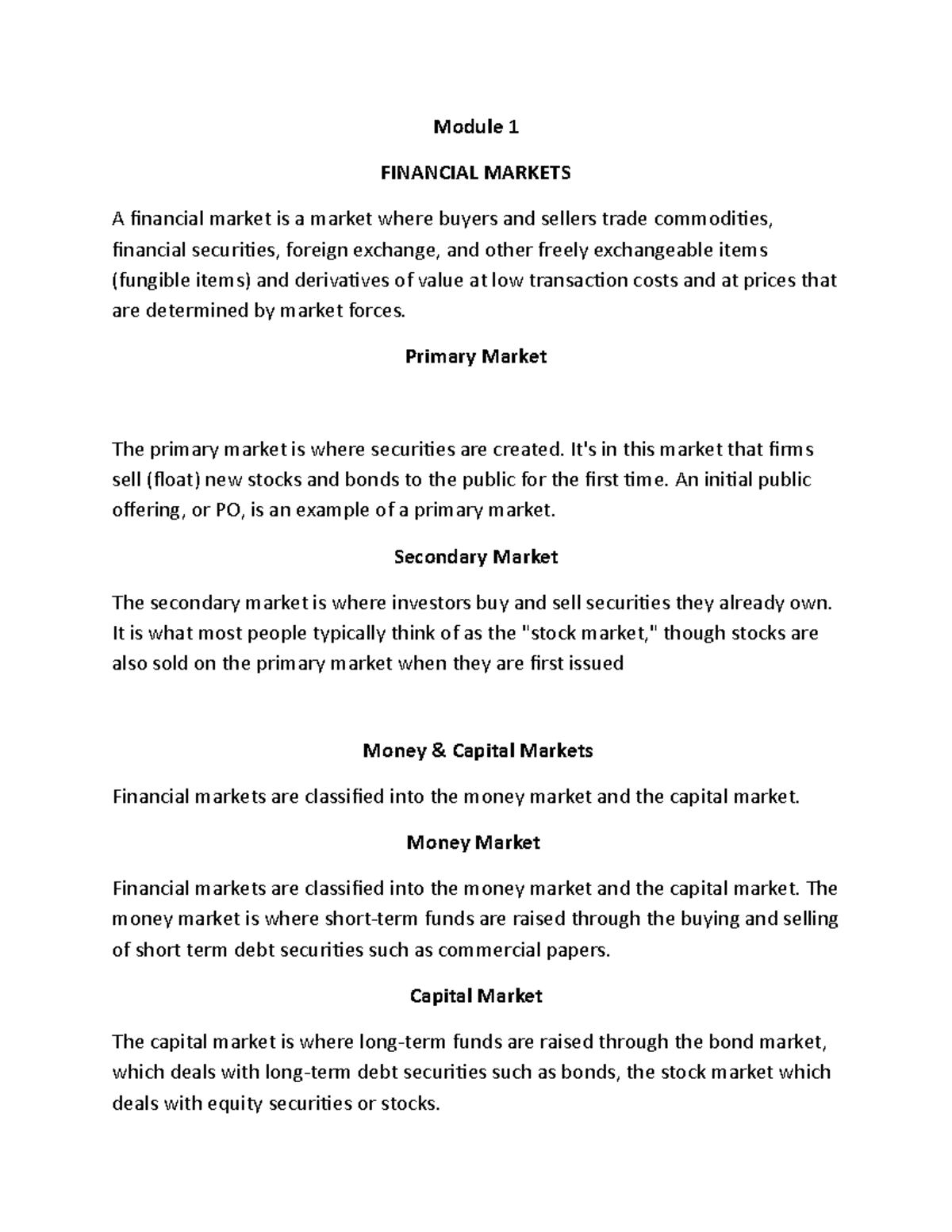 FM-reviewer - Financial Management Reviewer - Module 1 FINANCIAL ...