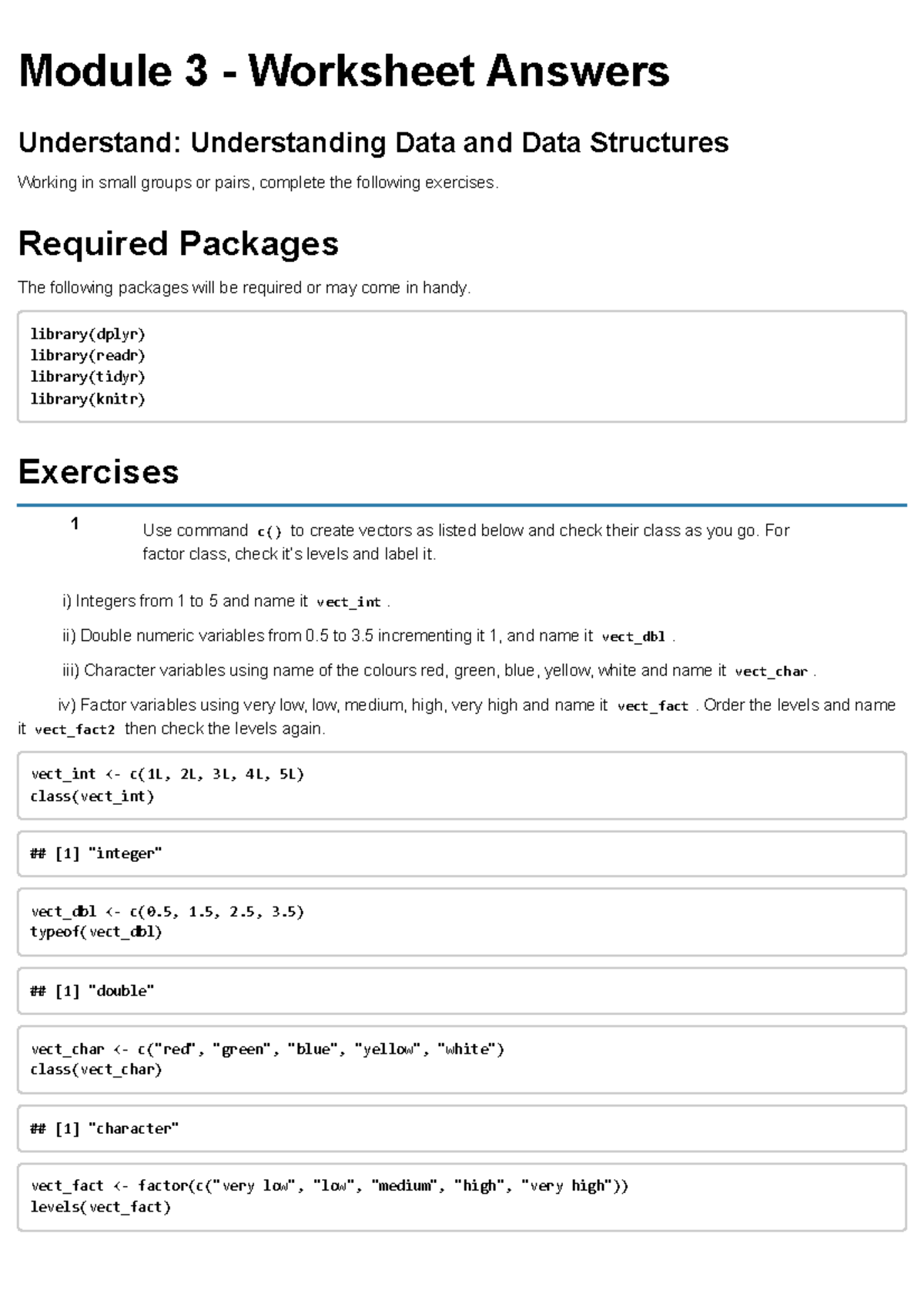 Module 3 - Worksheet Answers - Module 3 - Worksheet Answers Understand ...