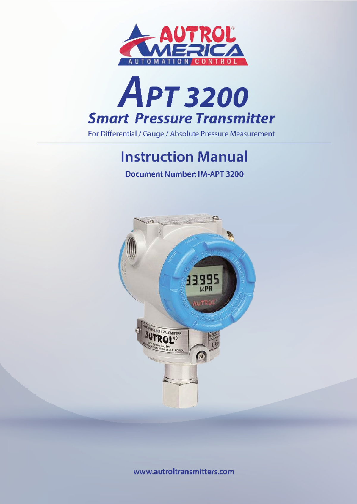 APT 3200 Smart Pressure Transmitter Operation Manual Guide - Studocu
