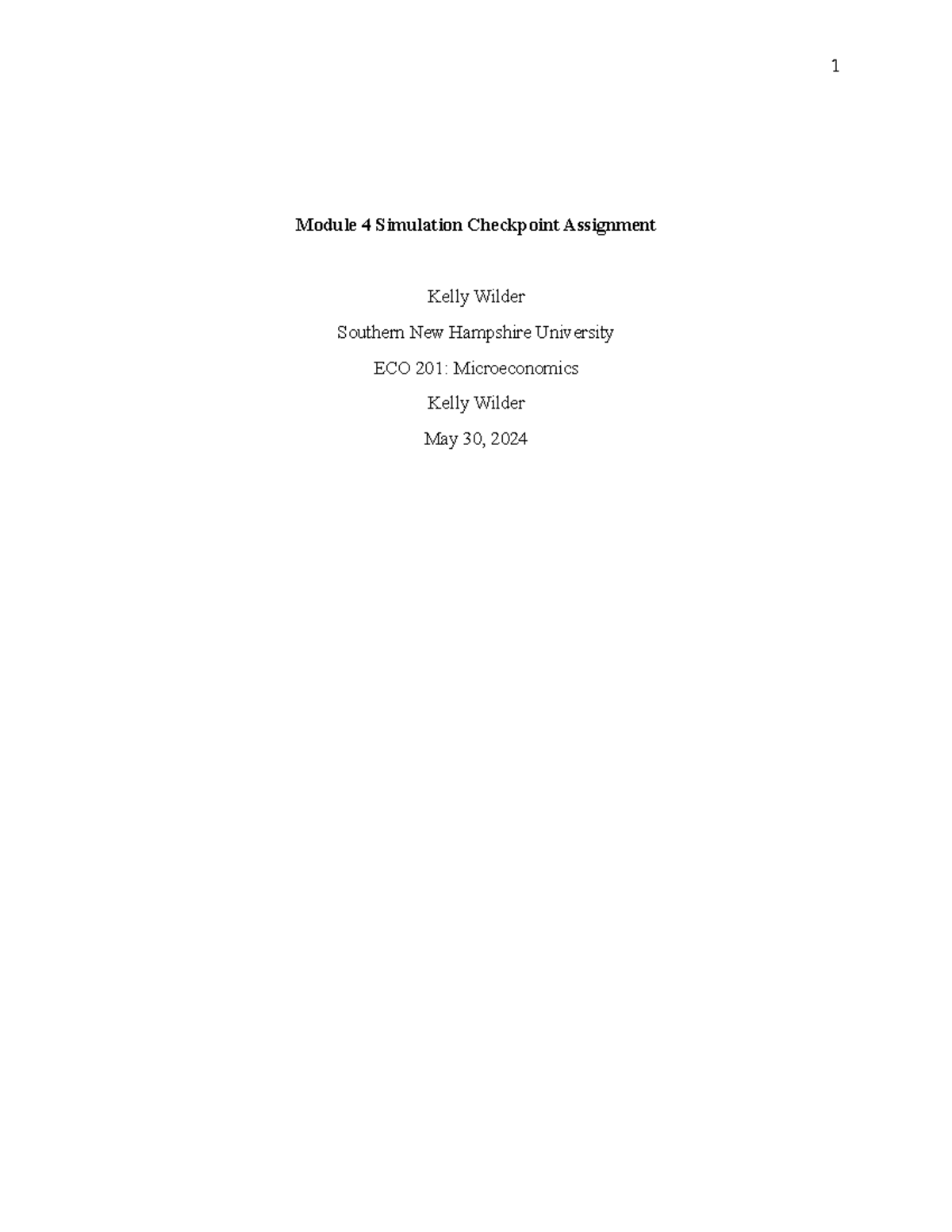 ECO 201 Week 4 Simulation Assignment: Exploring Externalities & Policies - Studocu