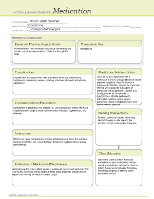 Epinephrine medication ati - ACTIVE LEARNING TEMPLATES THERAPEUTIC ...