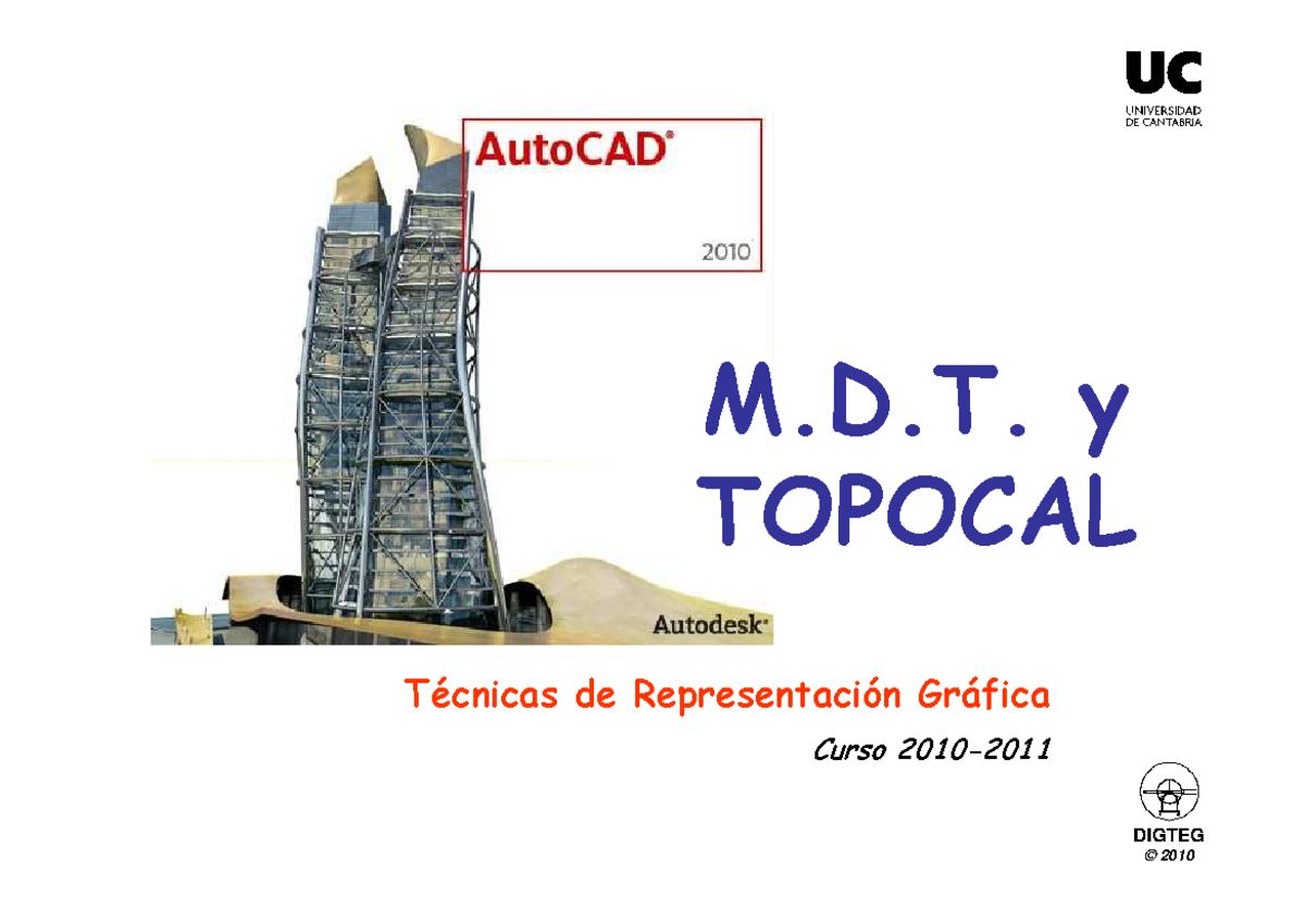 Superficie topografia - M.D. y TOPOCAL DIGTEG Técnicas de ...