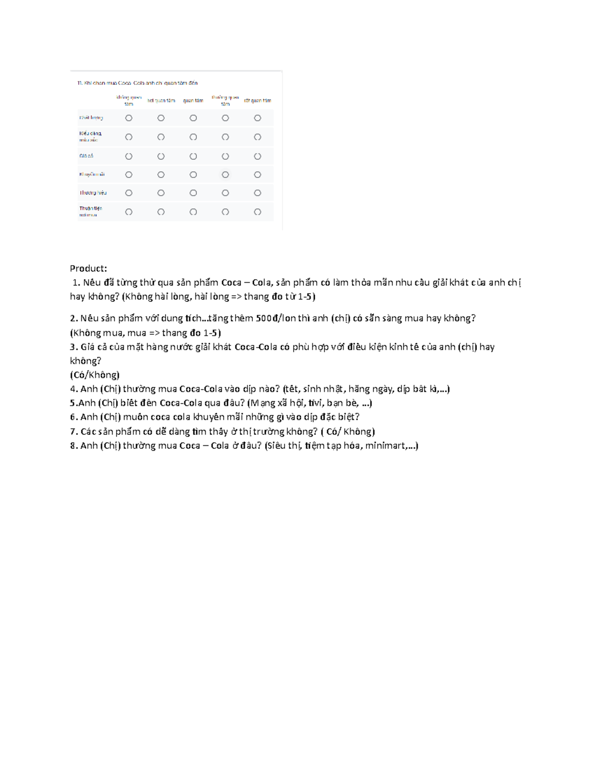 Marketing mix lecturer note - Product: Nếếu đã t ng th qua s n ph m ...