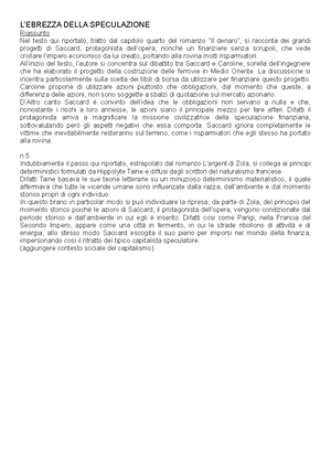 Riassunti testi D'annunzio - UN RITRATTO ALLO SPECCHIO: ANDREA SPERELLI ...