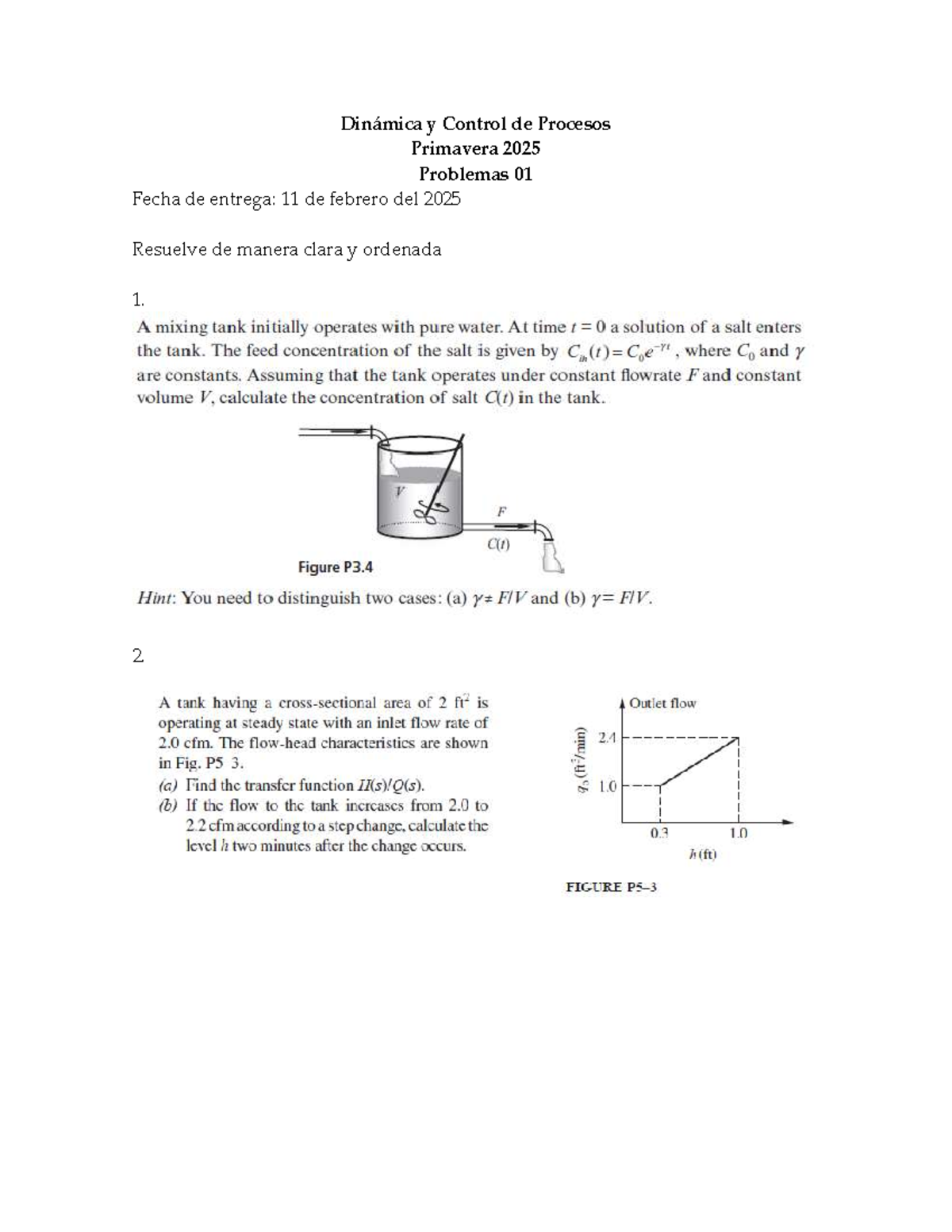 Dy CP-Problemas-01 - An examples of the dinamic process - Dinámica ...