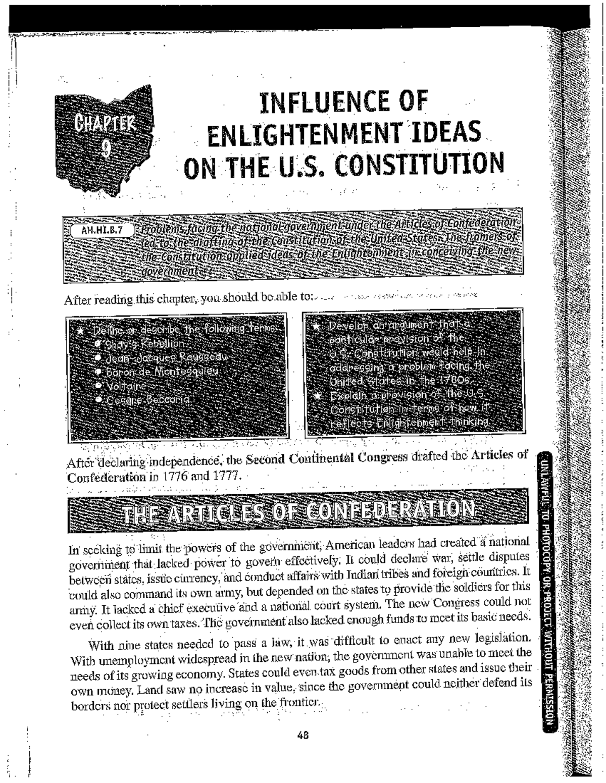 Chapter 9 reading - n4jf - INFLUENCE OF CHAPTER ENLIGHTENMENT IDEAS 9 ...