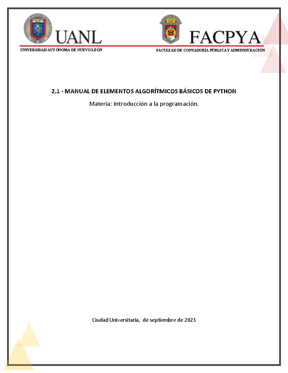 Evidencia - 2.1 - Manual de elementos algorítmicos básicos de Python ...