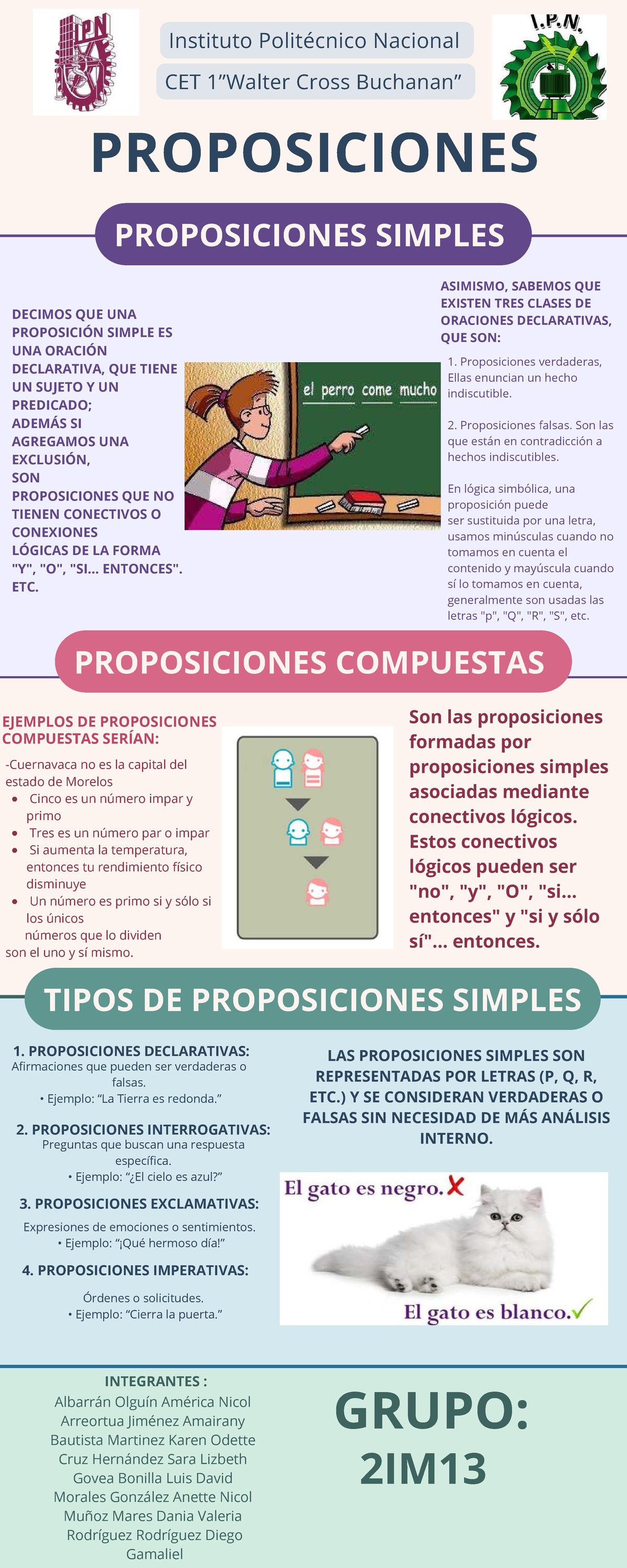 Proposiciones (Tablas de verdad) - DECIMOS QUE UNA PROPOSICIÓN SIMPLE ...