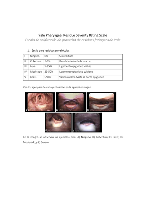 Escala de severidad doss - Escala de Severidad de la Disfagia (DOSS) (O ...