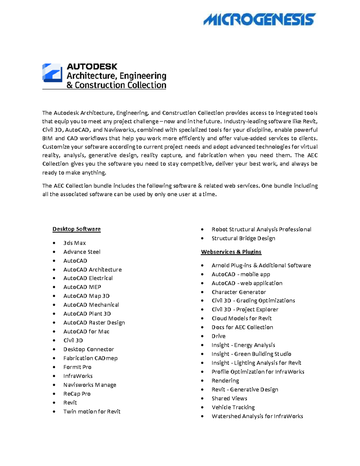 AEC Collection Overview: Tools for Architecture, Engineering, and Construction - Studocu