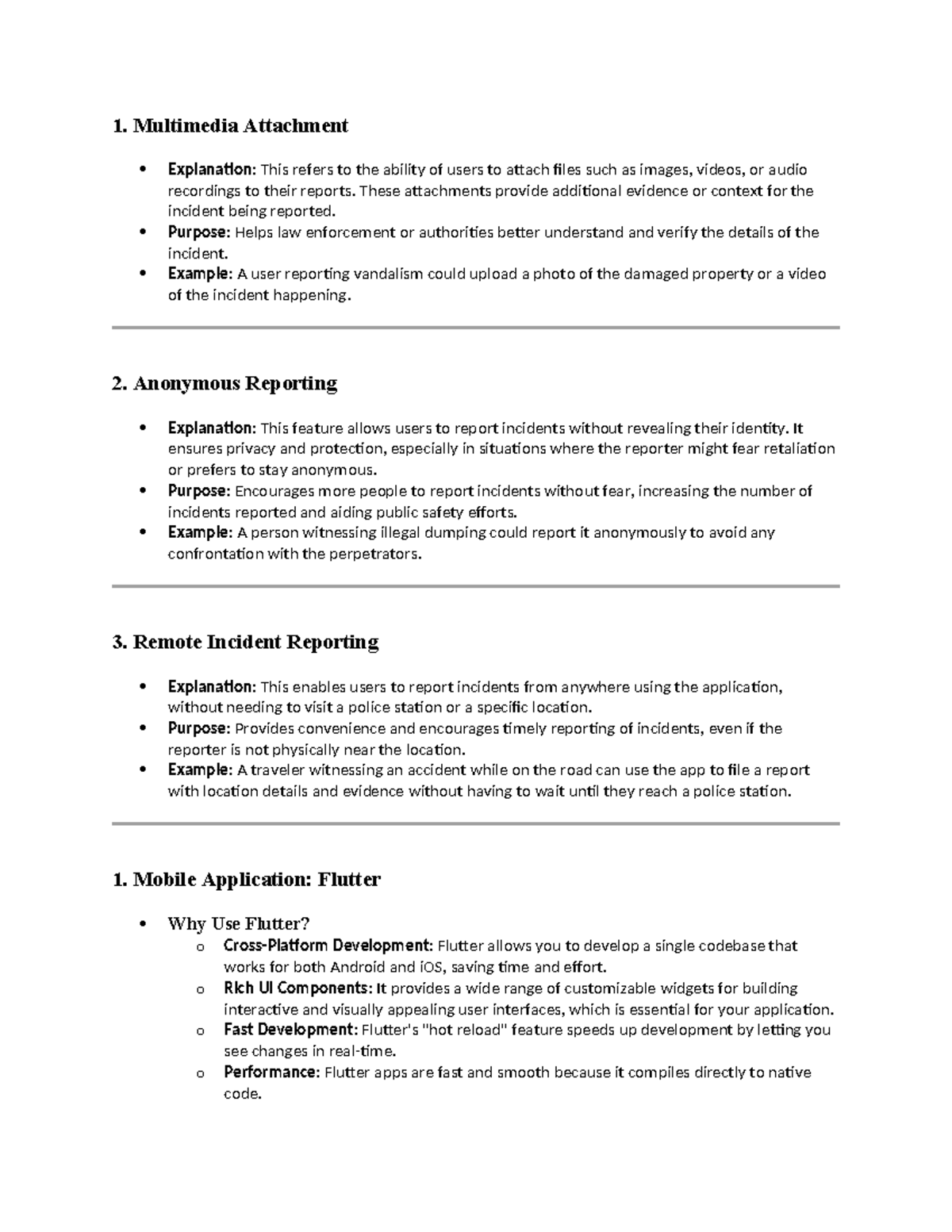 CS101: Enhancing Crime Reporting with Multimedia & Anonymity Features - Studocu