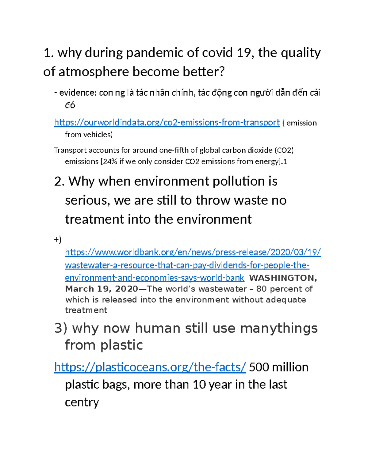 Human Impact on Earth: Environmental Challenges and Solutions - Studocu