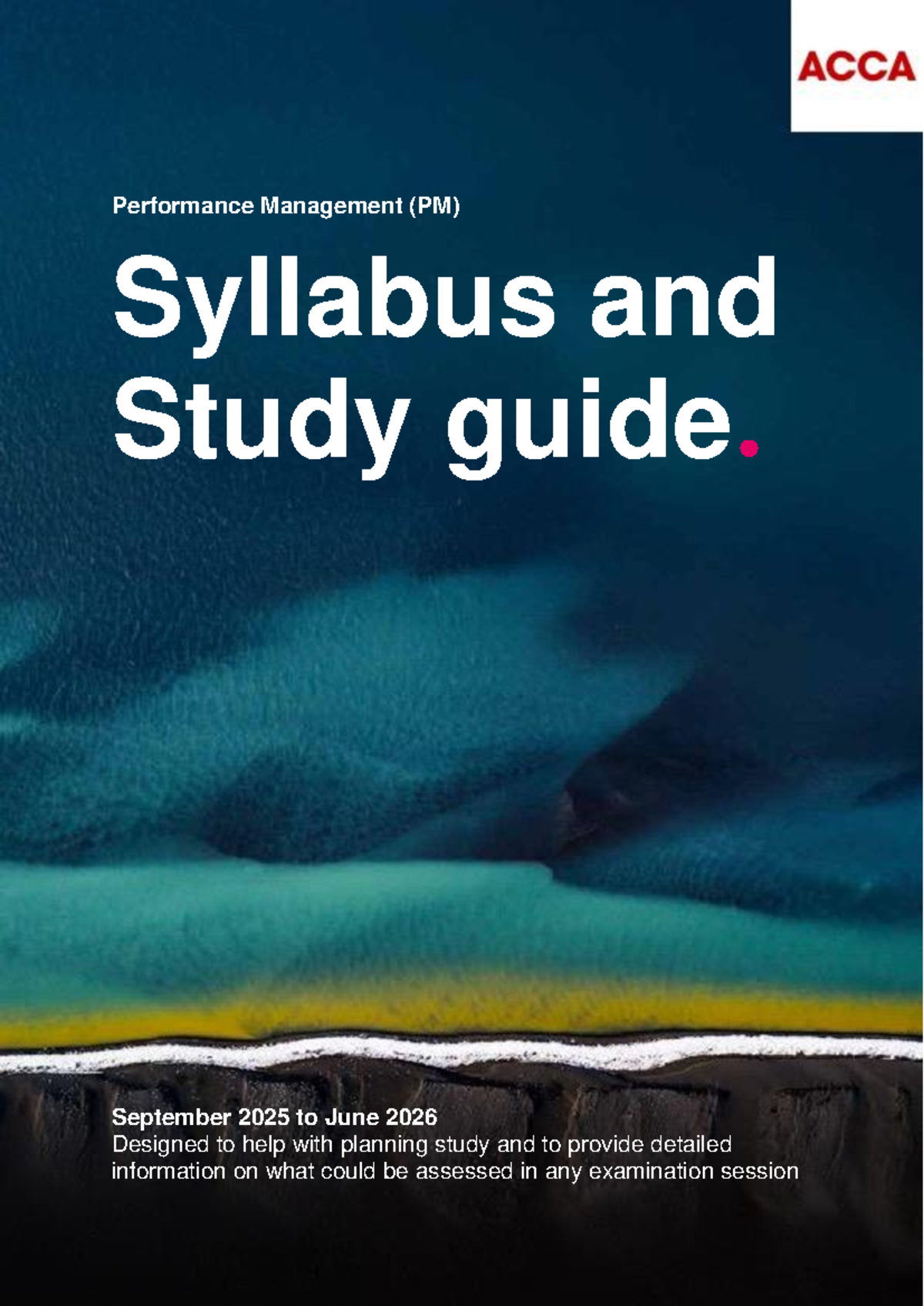PM Syllabus & Study Guide: Performance Management (Sept 2025 - June 2026) - Studeersnel